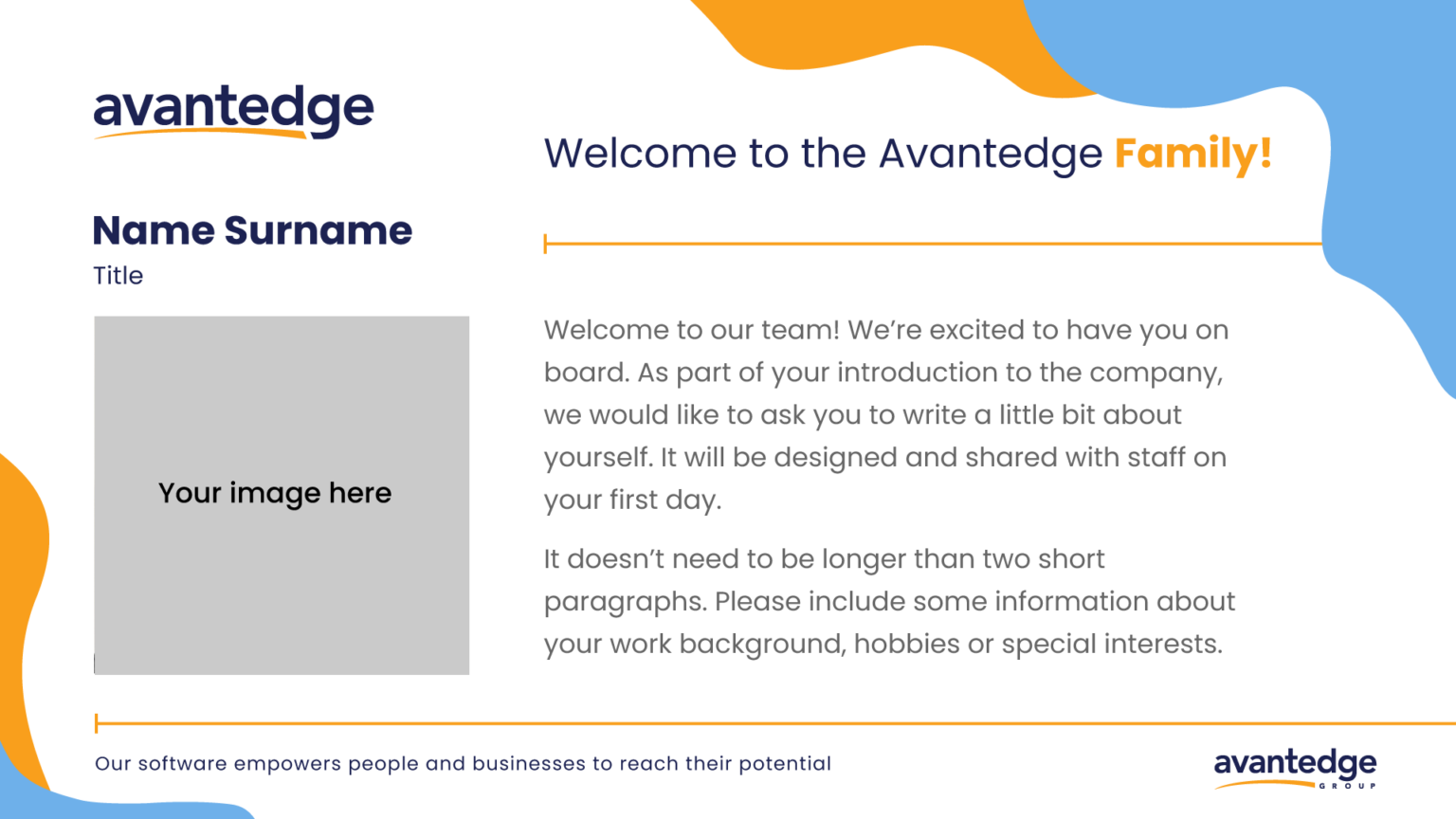 New Employee - Avantedge Group
